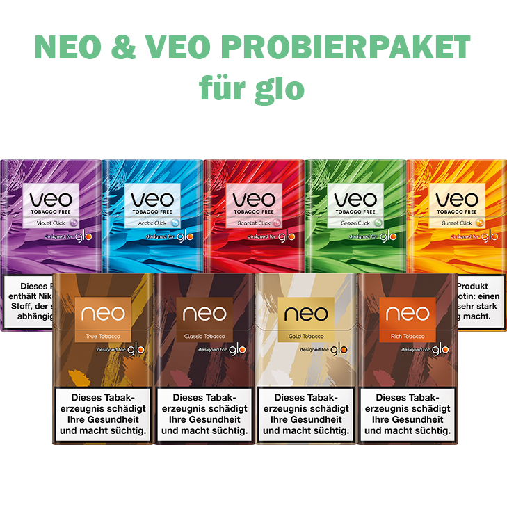 neo & veo sticks Probierpaket für glo online kaufen