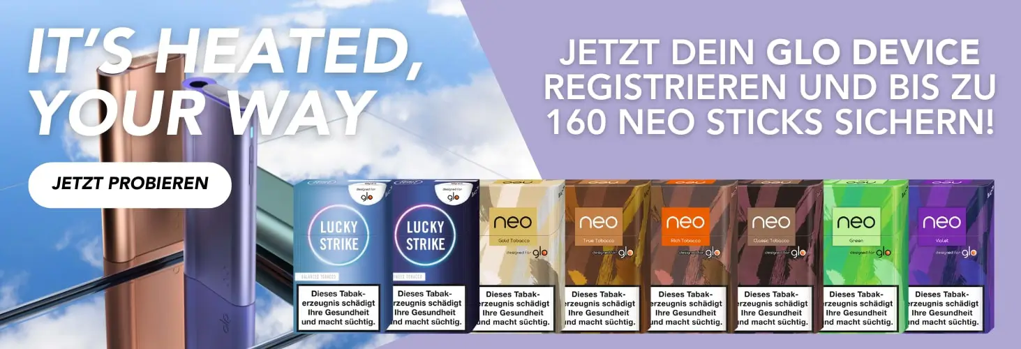 glo neo sticks online kaufen ️Tabaksticks für glo ab 5,50