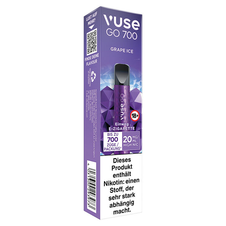 Vuse GO 1000 Blueberry Ice | NEU mit 1000 Zügen