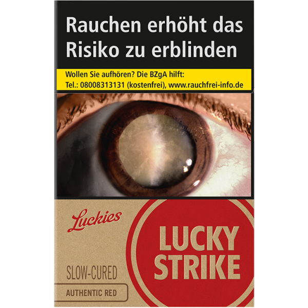 Stange Lucky Strike Authentic Red Zigaretten Original Pack
