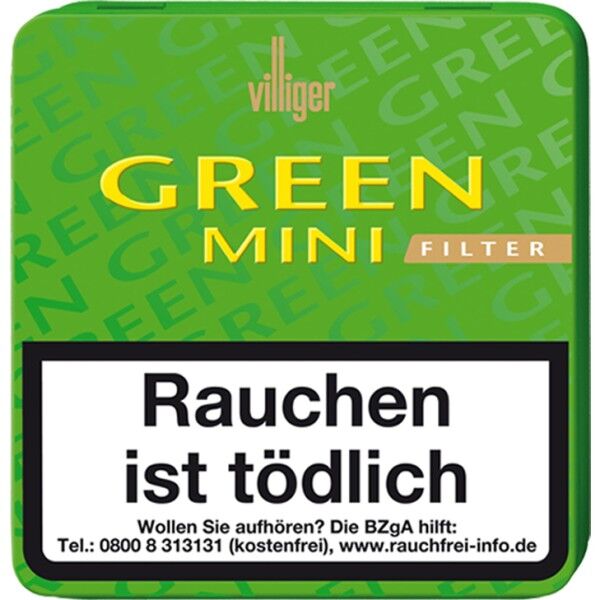 Stange Villiger Green Mini Zigarillos mit Filter