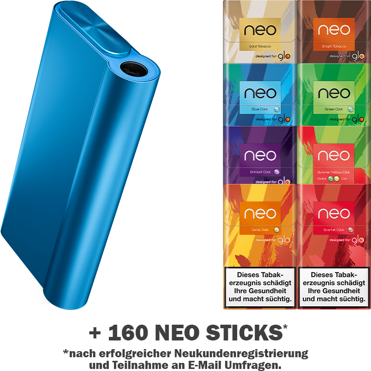 Glo Hyper X2 Air für 6,80 € kaufen + 160 Gratis Neo sticks