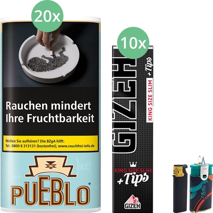 Pueblo Blue Tabak ️ Bei uns bequem Tabak online kaufen