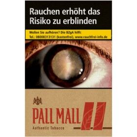 Stange Pall Mall Authentic Red Zigaretten Original Pack
